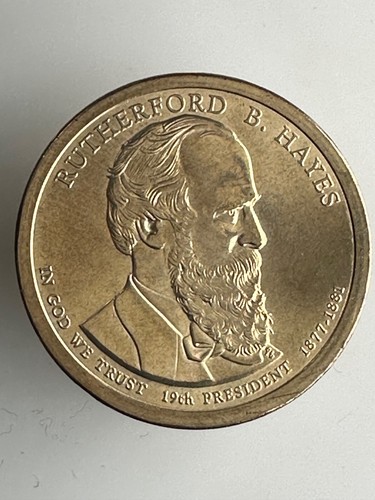 RUTHERFORD B. HAYES 19TH President (1877-1881) 2011 US One Dollar Coin ...