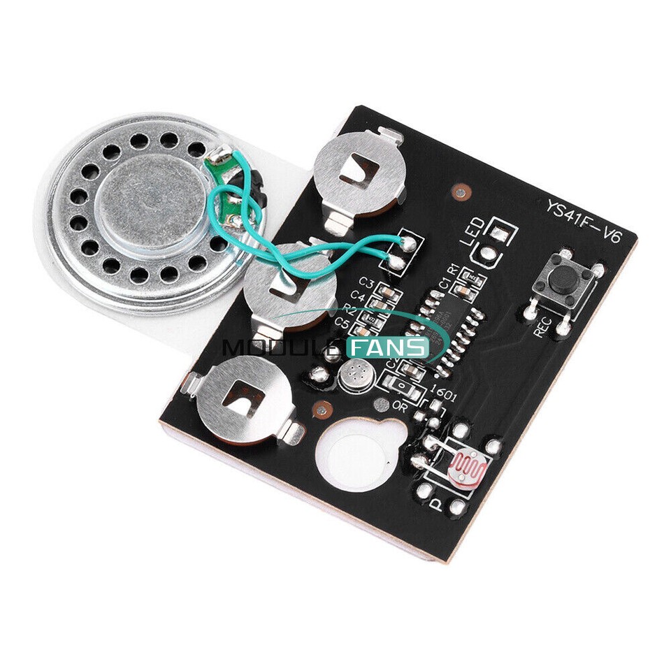 30s Greeting Card DIY Recordable Voice Chip Music Box Sound Module ...