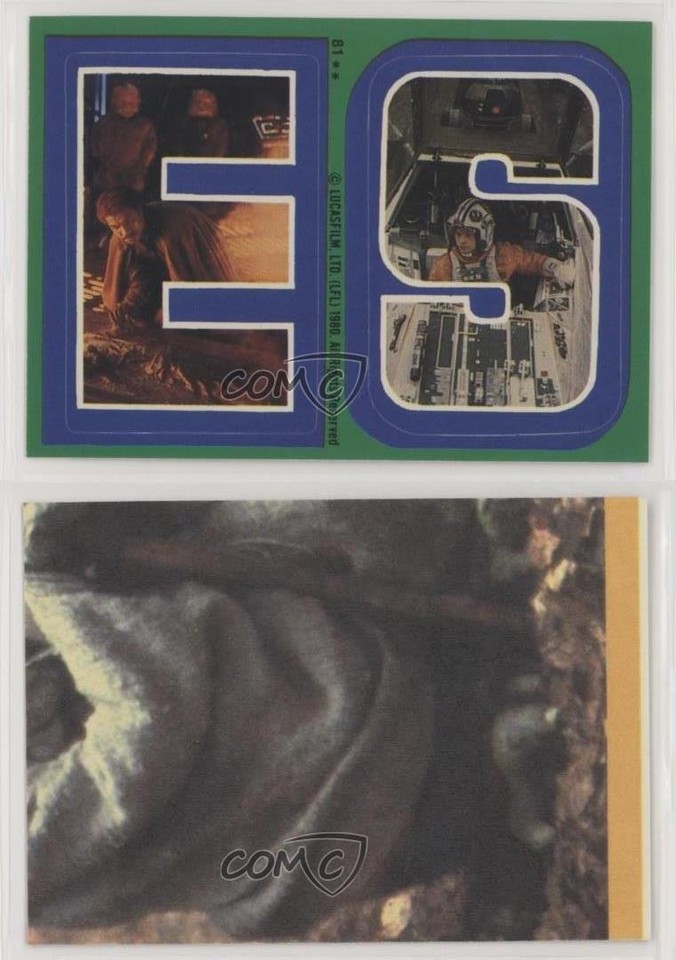 1980 Topps Star Wars: The Empire Strikes Back Stickers E S #81 z6d ...