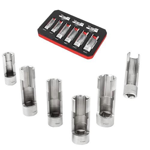 Heavy Duty Diesel Injector Fuel Line Socket Wrench Set 1022mm 14 38 12 ...