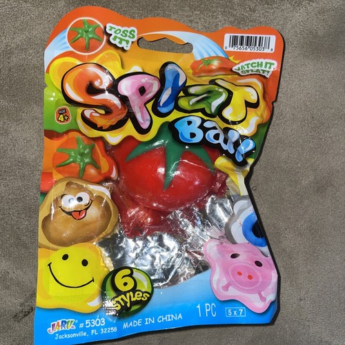 Splat Ball Tomato Toss It Watch It Splat Stick to Wall 75656053038| eBay