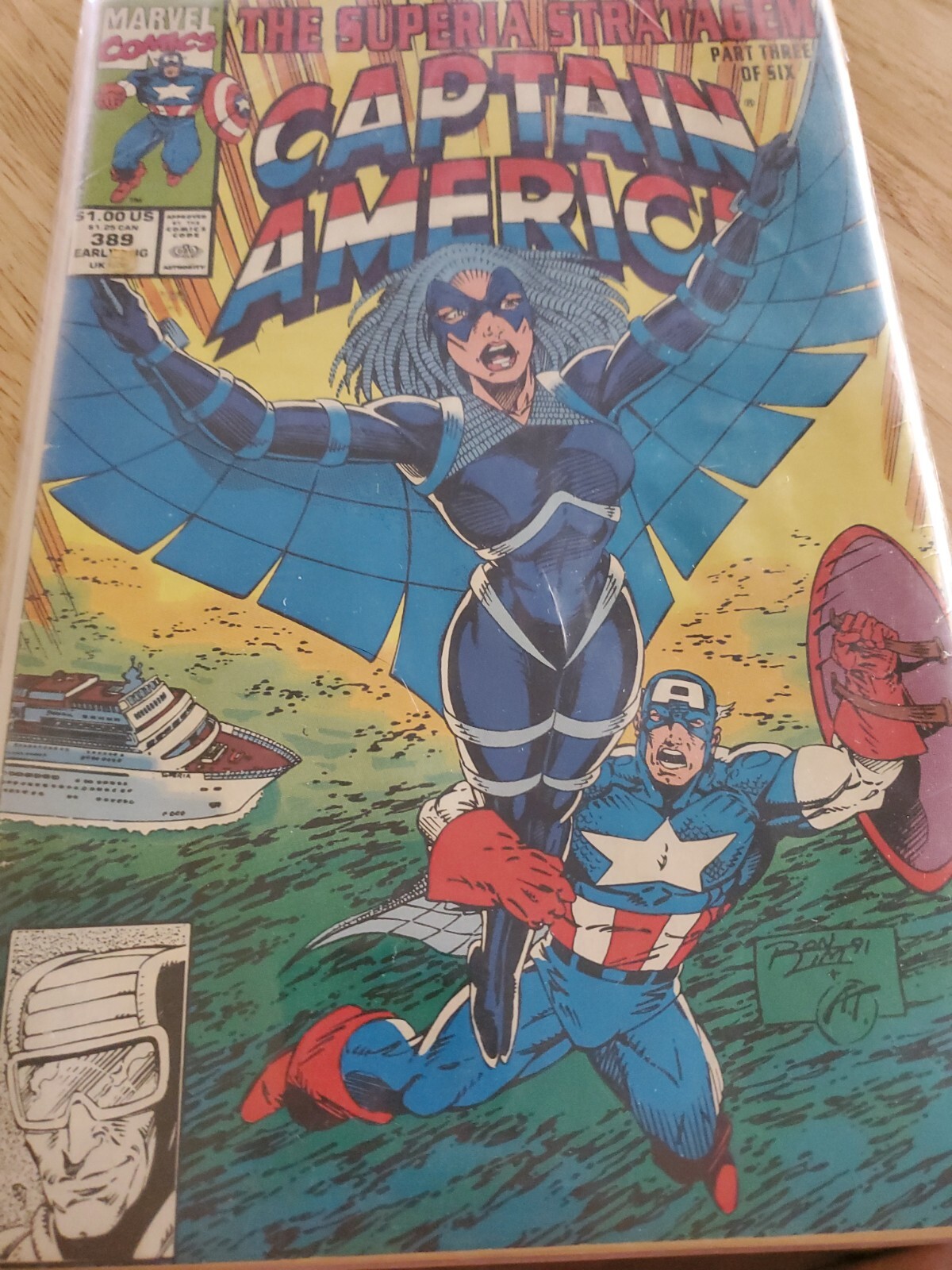 CAPTAIN AMERICA #389 EARLY AUG 1991 MARVEL COMICS | eBay