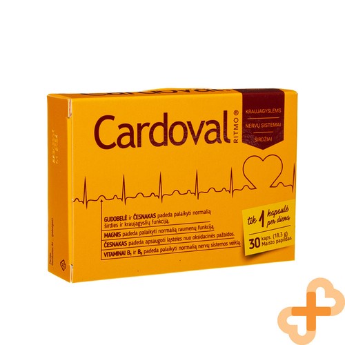 CARDOVAL Ritmo 30 Capsule Nervoso Sistema Cuore Funzione Sangue Vasi ...