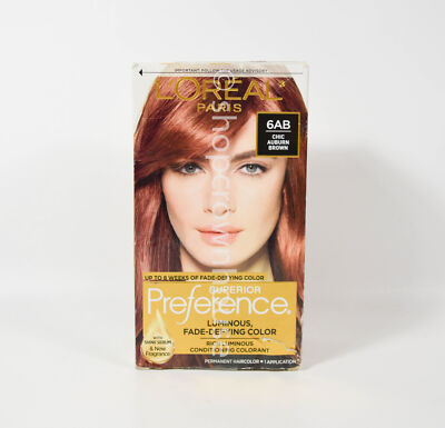 Loreal Superior Preference Hair Color 6AB Chic Auburn Brown - improved ...