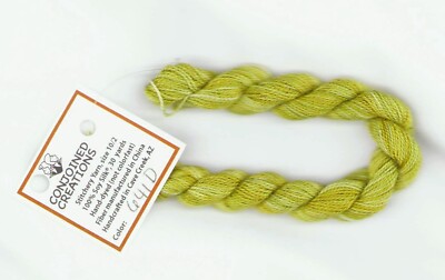 Silk Hand-Dyed Thread 30 Yd Conjoined Creations Dk Citrus 641D Cross ...