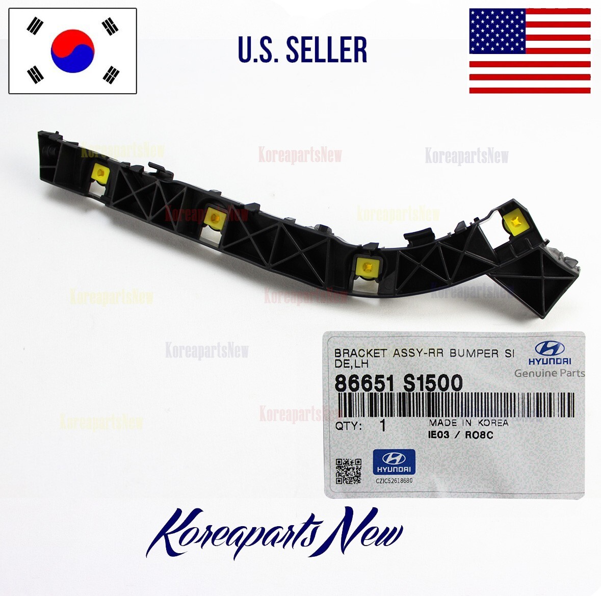 REAR Bumper Bracket Retainer Left DRIVER Side ⭐OEM⭐ Hyundai Santa Fe ...