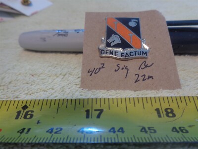 40th Signal Battalion 22M Unit Crest, DI, DUI (DRAW#CB) | eBay