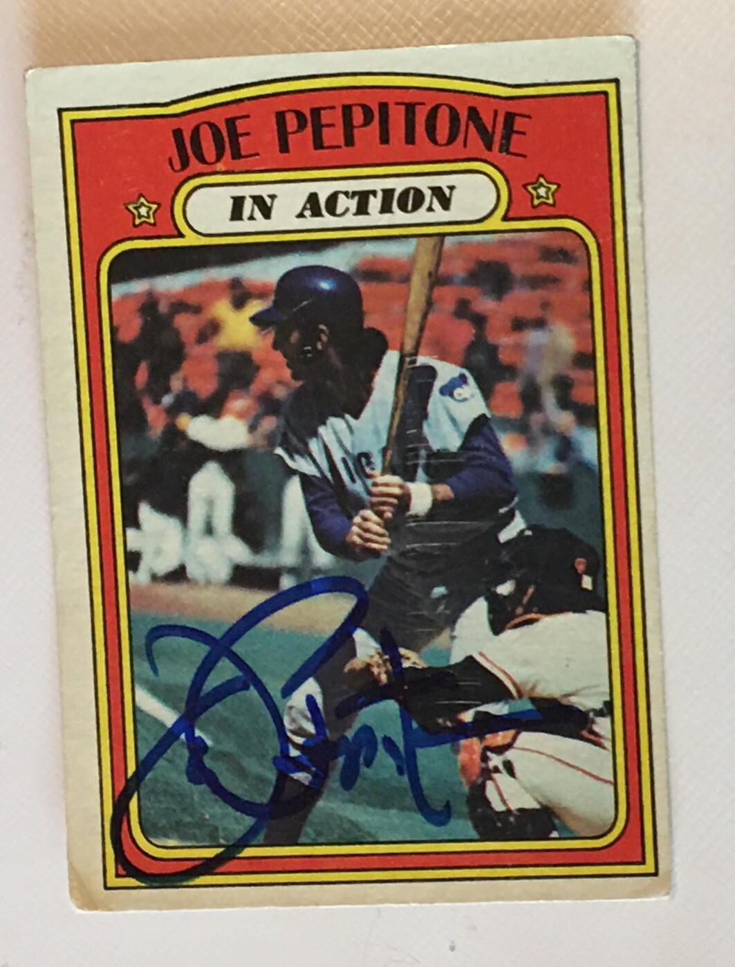 Joe Pepitone Autographed ‘72 Topps NY Yankees Baseball Card Guaranteed ...