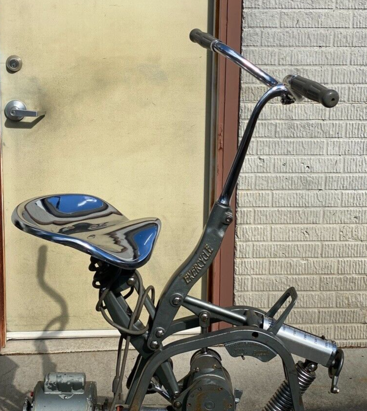 Vintage Steampunk Exercycle Electric Exercise Bike Bicycle Westinghouse ...