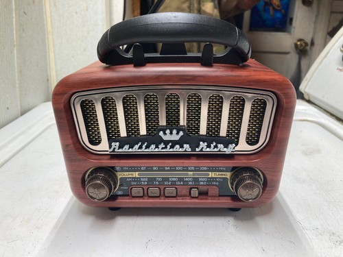 Radiation King original V2 real working fan art fallout radio, cos play ...