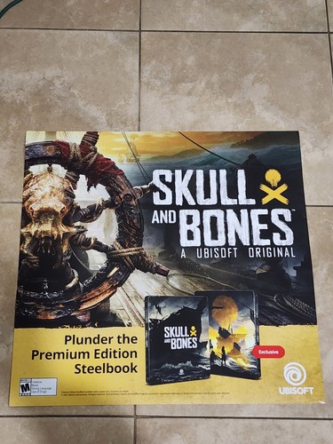 Skull And Bones GameStop Promo Poster 24"x24" | eBay
