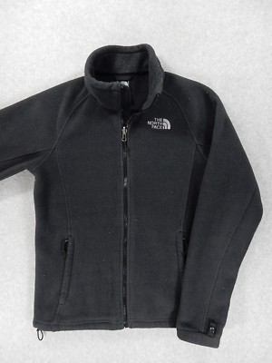 The North Face Midweight Full Zip Fleece Jacket (Women's Small) Black ...