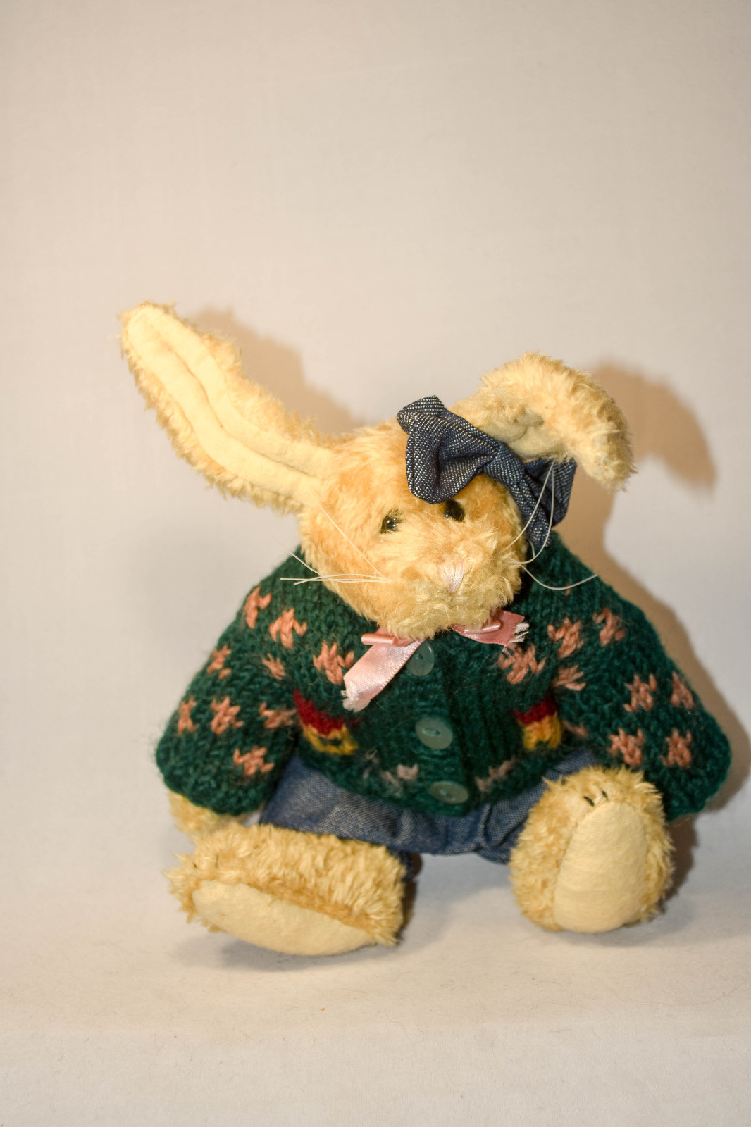 Sarah Rabbit - 9 inch Plush - Sweater, Jeans, Bow | eBay UK