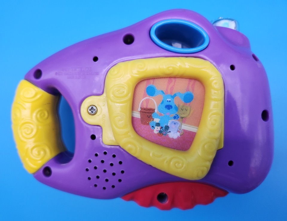 Vintage BLUE'S CLUES 2001 Mattel Talking Singing CAMERA Steve ...