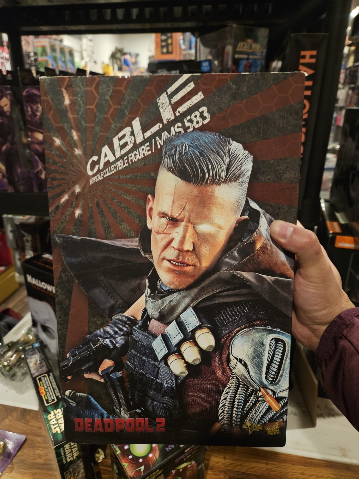 Hot Toys MMS583 Marvel Deadpool 2 Cable 1/6 Scale Figure New Open Box ...
