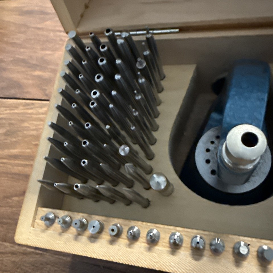 Vintage Watchmaker Staking Set Tool Kit | eBay