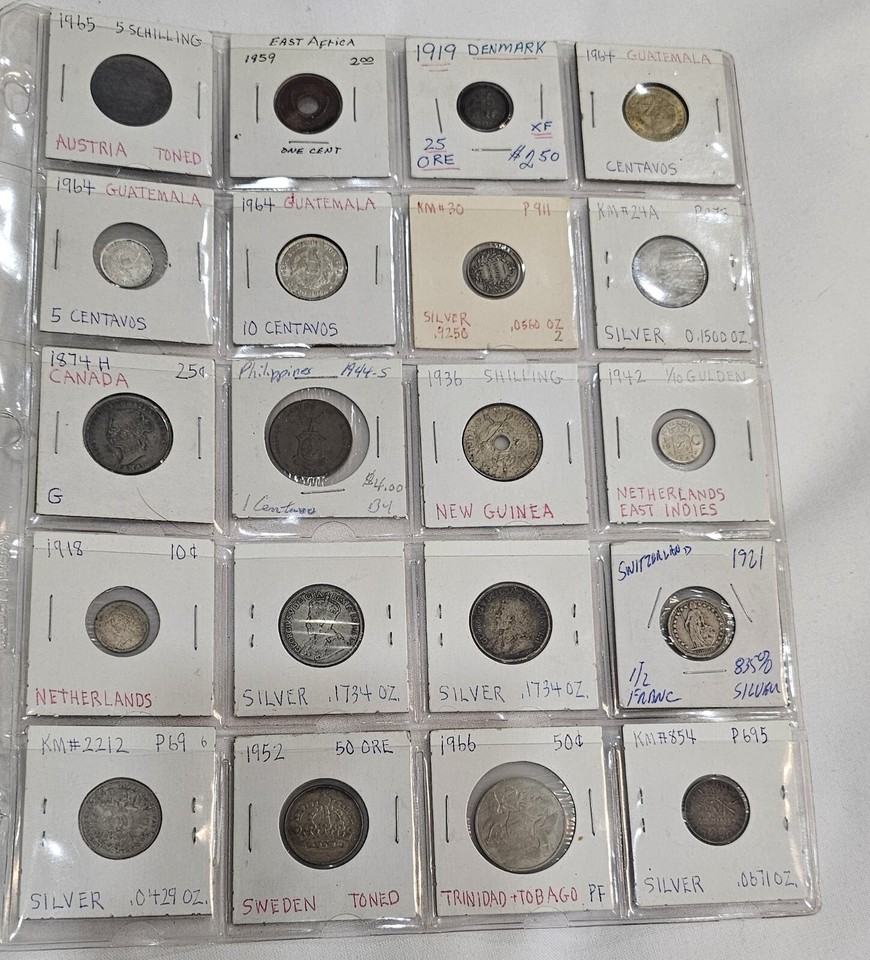 Lot of Coin Collection, 80 Coins includes Silver Coins | eBay