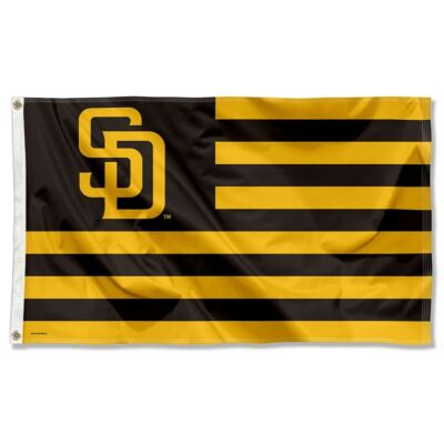 San Diego Padres Flag Large 3x5 Banner Logo Baseball MLB Stripes FREE ...