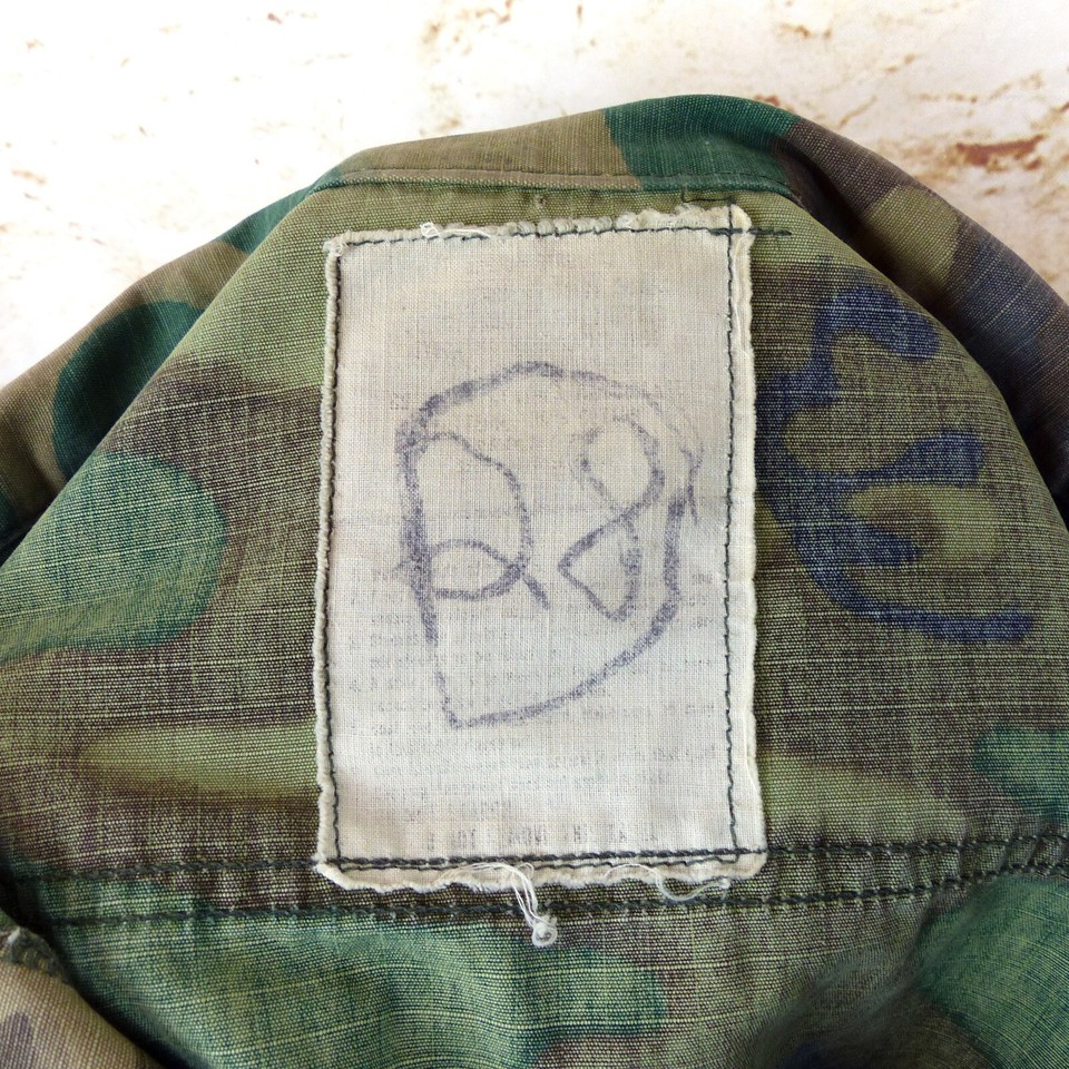 VTG Military USMC Shirt M RDF ERDL Camo 70s Jungle Coat Hot Weather ...