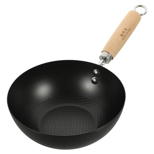 Small Iron Pot Chinese Cooking Pots Wok Stir-fry Pan Household Work ...