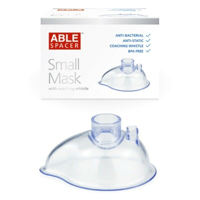 Able Spacer Small Mask with Coaching Whistle Silver Ion Anti-bacterial ...