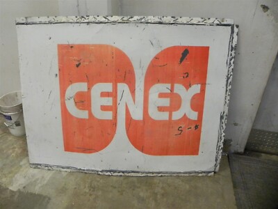 Vintage Original Large Painted Cenex Sign Painted Measures 68" x 42 ...