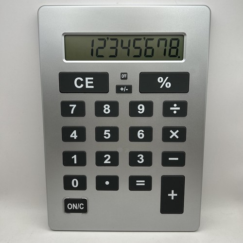 Jumbo Giant Oversized Calculator With Huge Display 11.5x8.25 ...