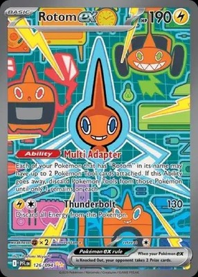 Rotom ex - 126/094 - SIR Ultra Rare - Phantasmal Flames - MINT ...
