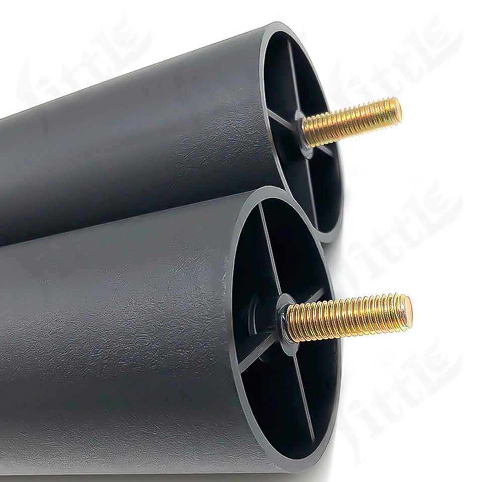 Black Plastic Screw In Furniture Feet Glide Divan Bed Base Legs Sofa ...