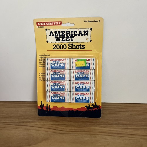 Vintage 1991 Tootsietoy No. 7003 American West 2000 Shots Caps NIP | eBay