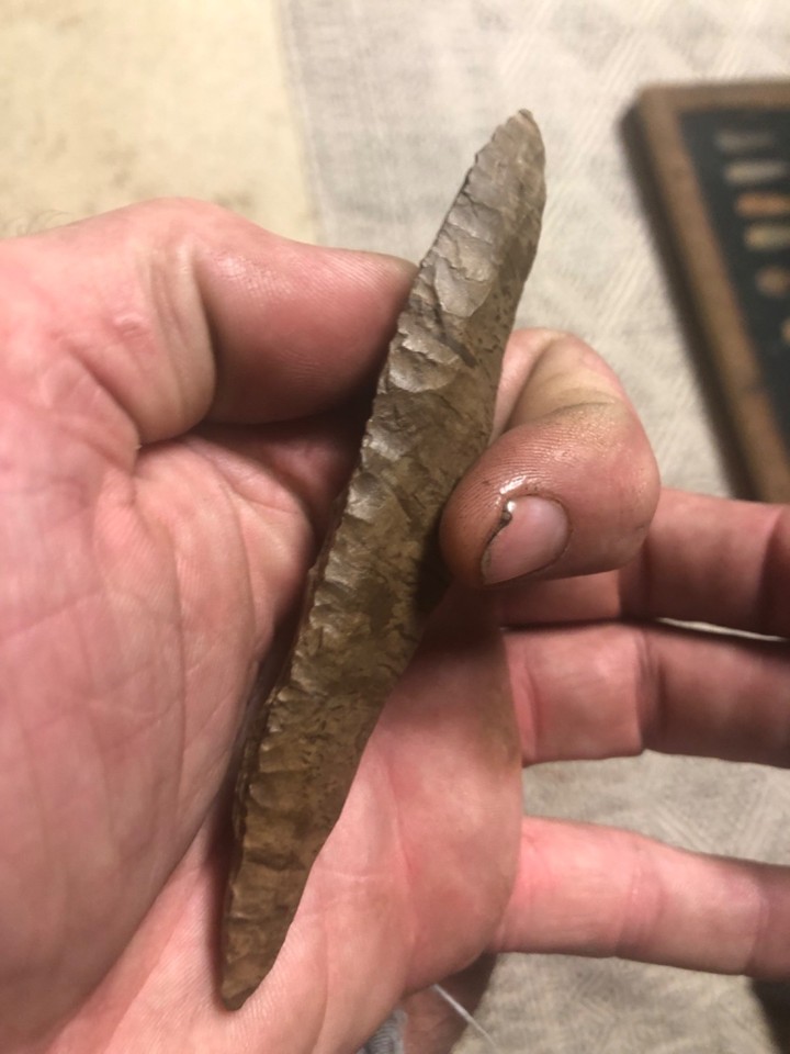 extreemly high quality dagger, creek find ky brown dover chert | eBay