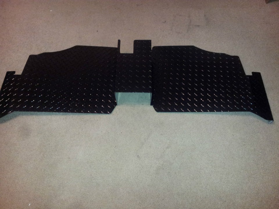 2013-2017 POLARIS RANGER 900 FULL BLK DIA PLT FLOOR BOARDS W/ CTR ...