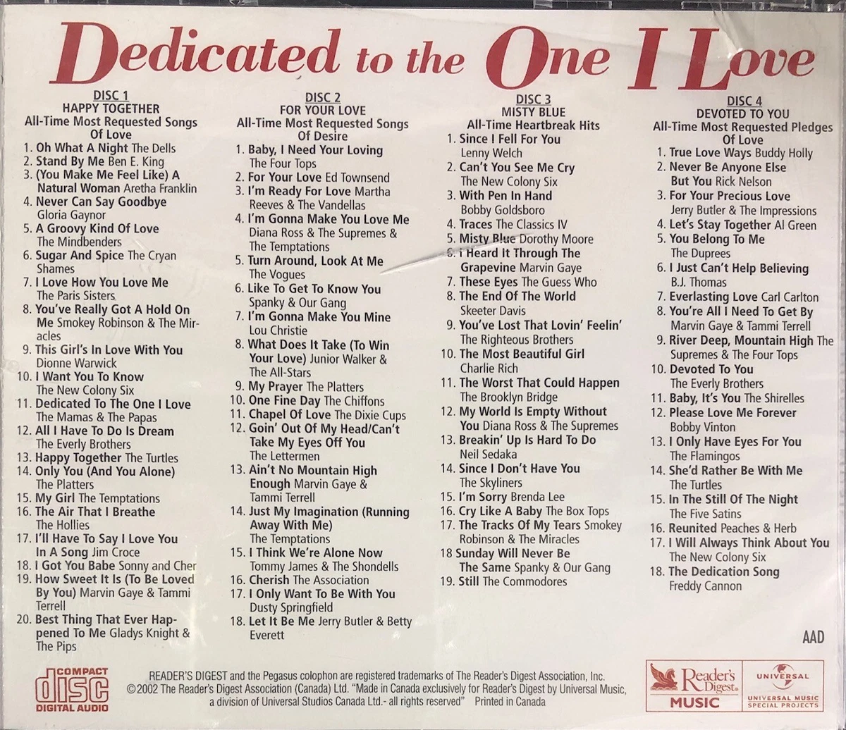 Dedication 5 Tracklist