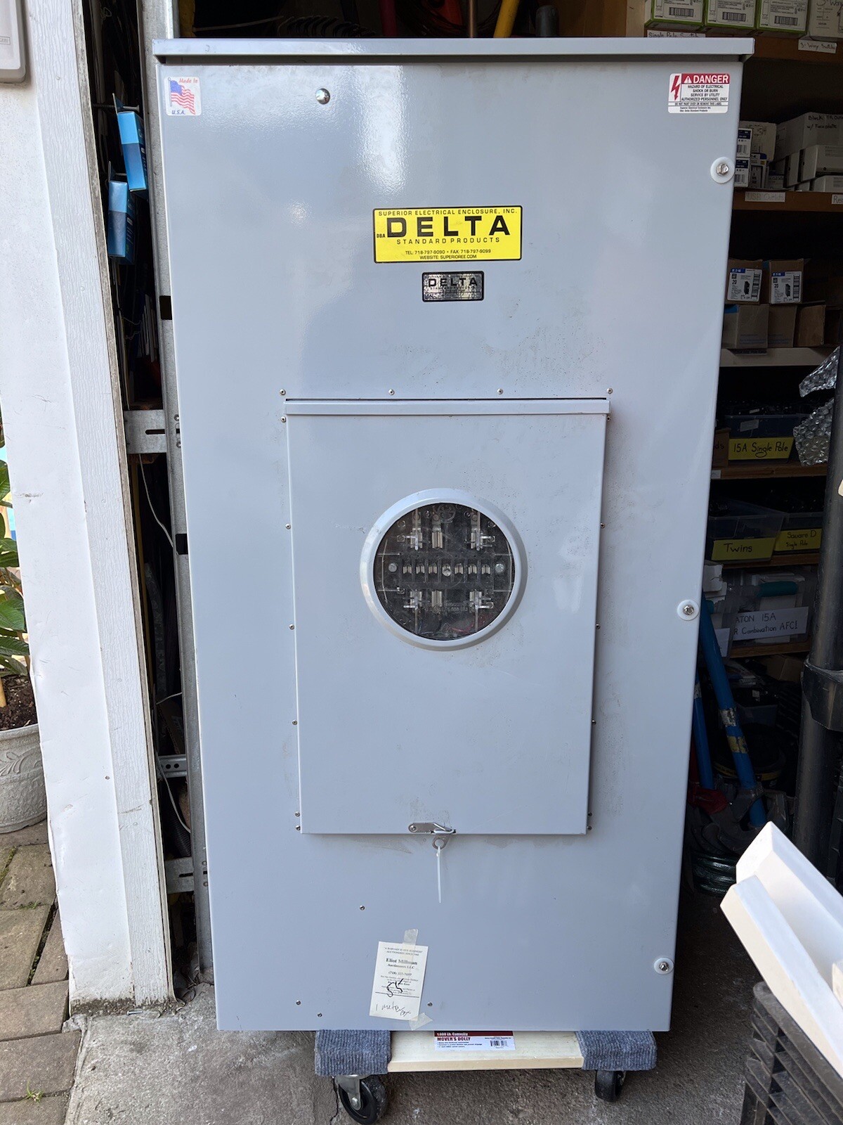 800amp 3 phase CT / TRANS S CABINET with dual overhead Hubs (PSEG ...