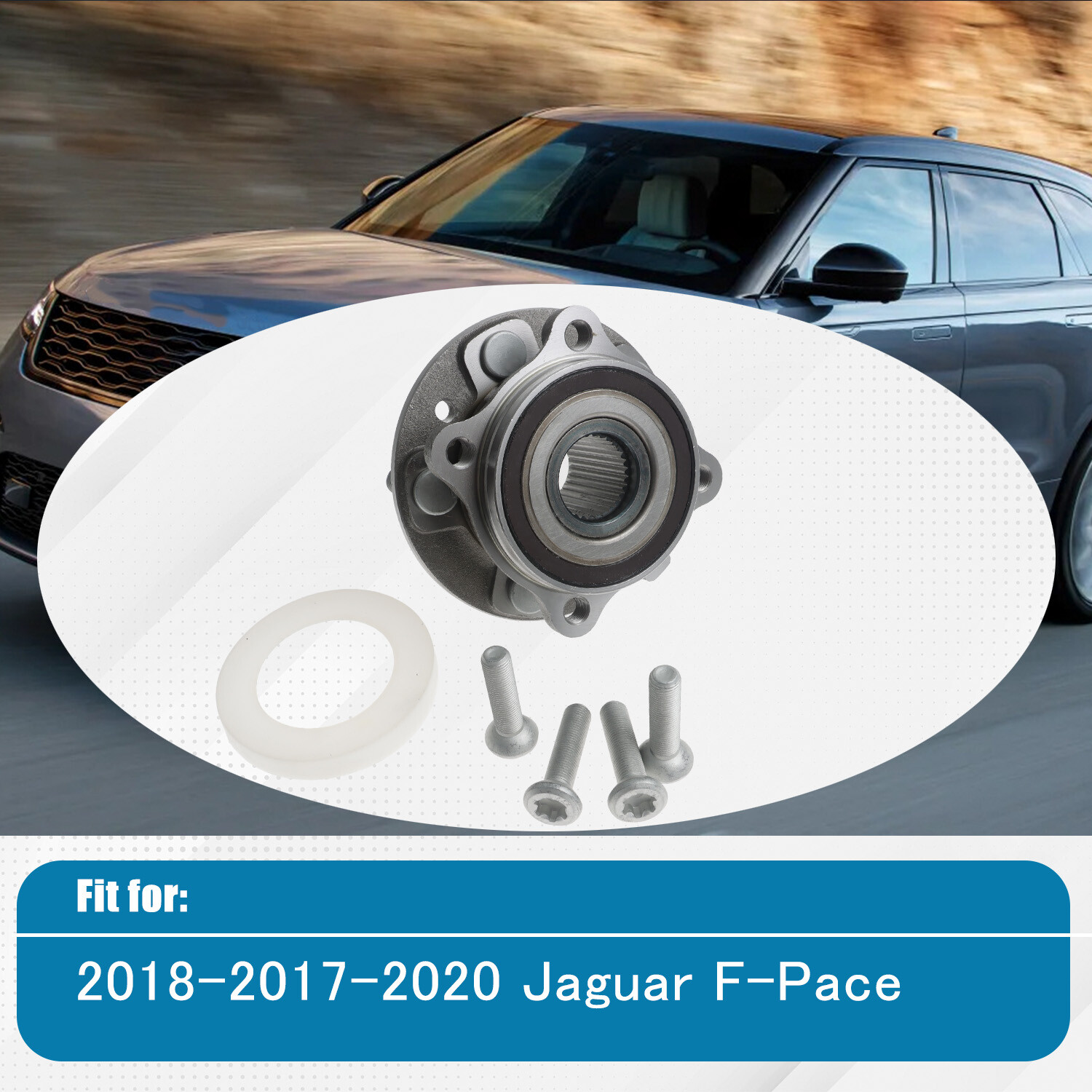 New Front Wheel Hub Bearing for Land Rover Range Rover Velar 2018-2020 ...