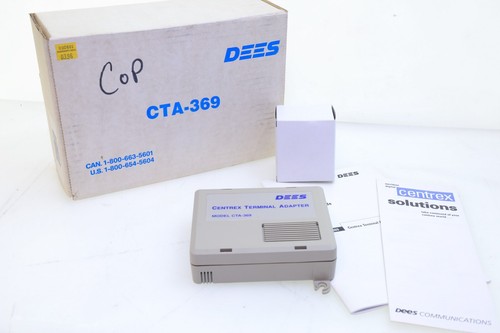 DEES CTA-369 Centrex Terminal Adaptor & Power Supply, New in Box | eBay