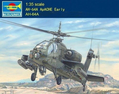 Trumpeter 05114 1:35 Scale AH-64A Apache Early Plastic Model Kit ...