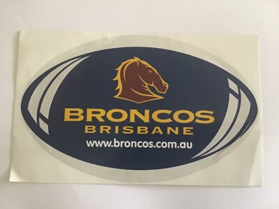 NRL BRONCOS TEAM STICKER ,EELS PANTHERS STORM ROOSTERS COWBOYS TIGERS a ...