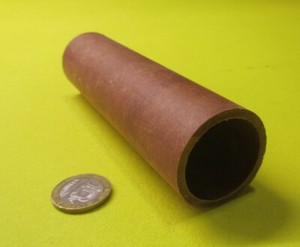 Garolite Phenolic XX Pape Tube 1.50" OD x 1.25" ID x 1/8" Wall x 5.25-6 ...