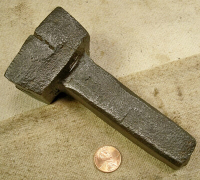 Blacksmith Hand Forged 7/8 Inch Post Vise Foot Swage Hardy Anvil Tool ...