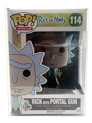 Funko Pop! ANIMATION: Rick and Morty - Rick Sanchez (w/ Portal Gun ...