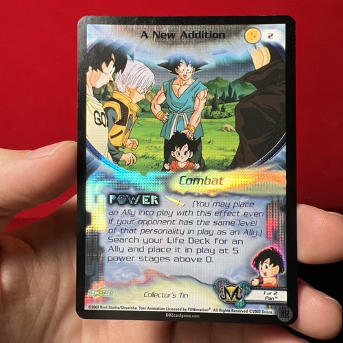 DBZ A New Addition 2 Foil Limited Promo 1 Card Score Dragon Ball Z | eBay