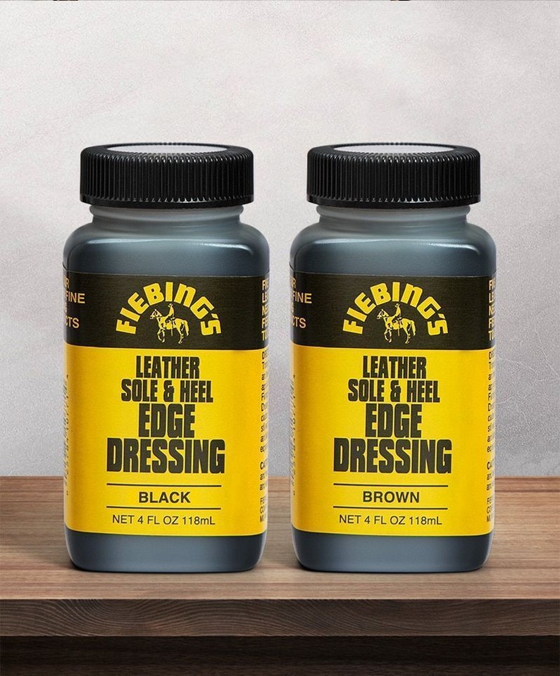 Fiebings Leather Sole & Heel Edge Dressing 4 Oz | eBay