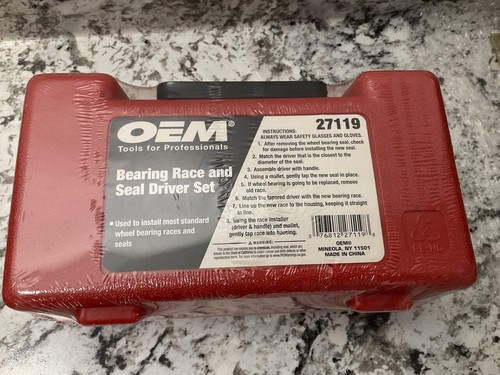 OEM Tools 27119 Bearing And Race Installer Tool Set, Seal Driver Set | eBay