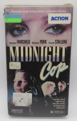 MIDNIGHT COP VHS VIDEO MOVIE, MORGAN FAIRCHILD, MICHAEL YORK, FRANK ...