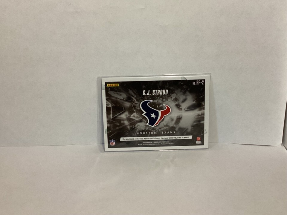 C.J. Stroud - 2023 Panini Absolute CJ Rookie Force Jersey Patch #RF-2 ...