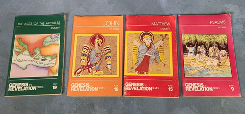 Vintage Book Magazines Genesis To Revelation Series Set Of 4 Graded ...
