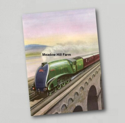Fridge Magnet BR A4 Steam Locomotive Art Advert British Rail Sir Nigel ...
