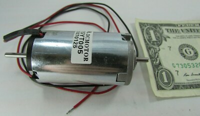 New GBM 24VDC 24 Volt DC Electric Motors Round / Flat 3MM D Shaft, Wire ...