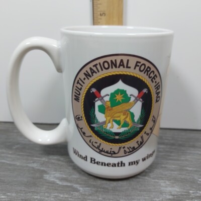 MULTI-NATIONAL FORCE-IRAQ Ceramic Coffee Cup Mug United States Military ...